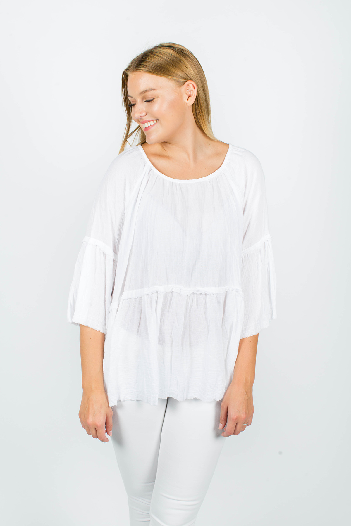 Grace Top White - Namastai - Buy Now