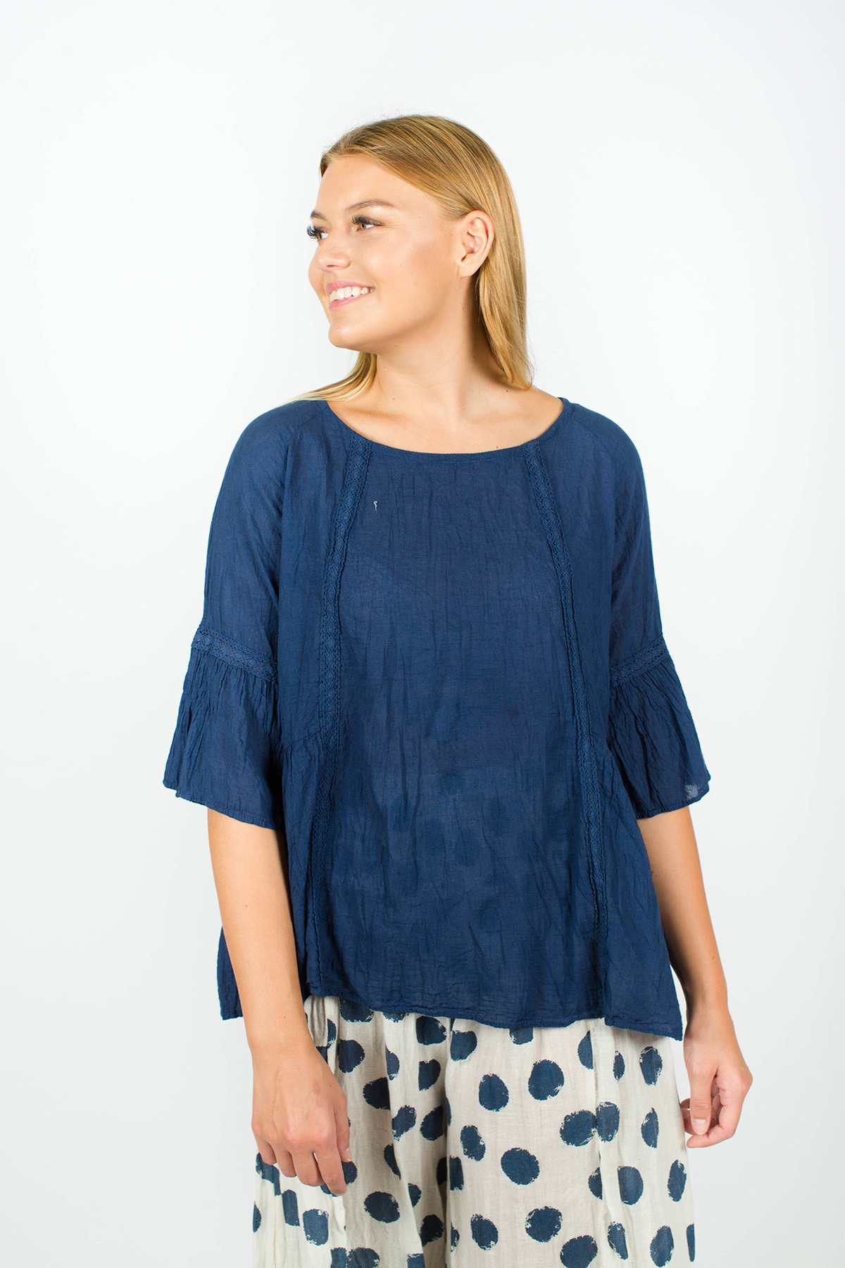 Freya Top Navy - Namastai - Buy Now
